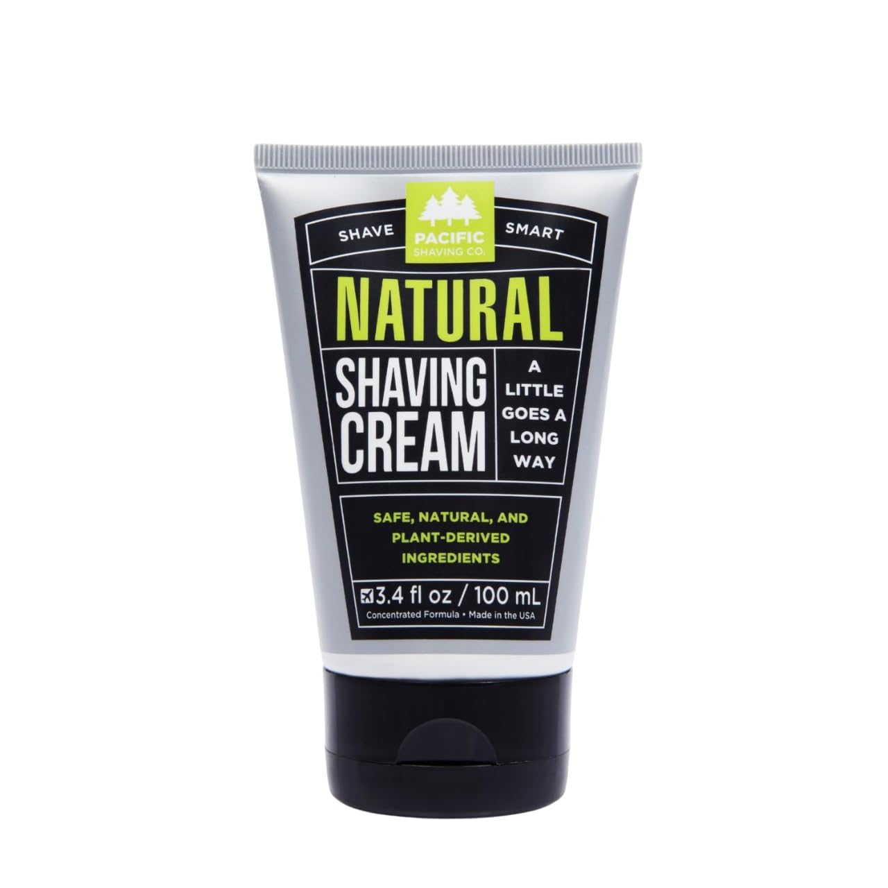 Pacific Shaving Co. Natural Shaving Cream – Shea Butter & Vitamin E 3.4 ...